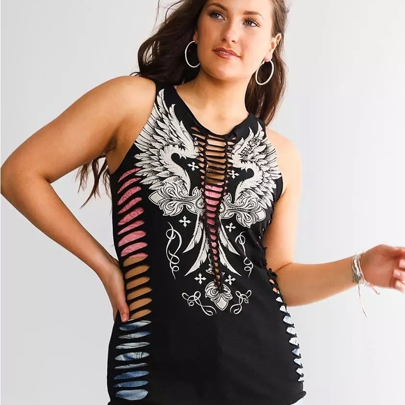 Affliction | Tops | Angelica Tank Top Affliction | Poshmark